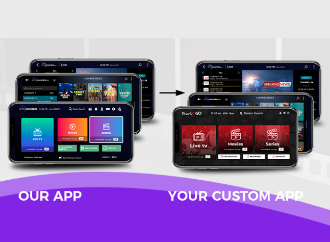CUSTOM IPTV APPS – REBRAND IPTV SMARTERS PRO WITH YOUR BRANDING – IPTV ...